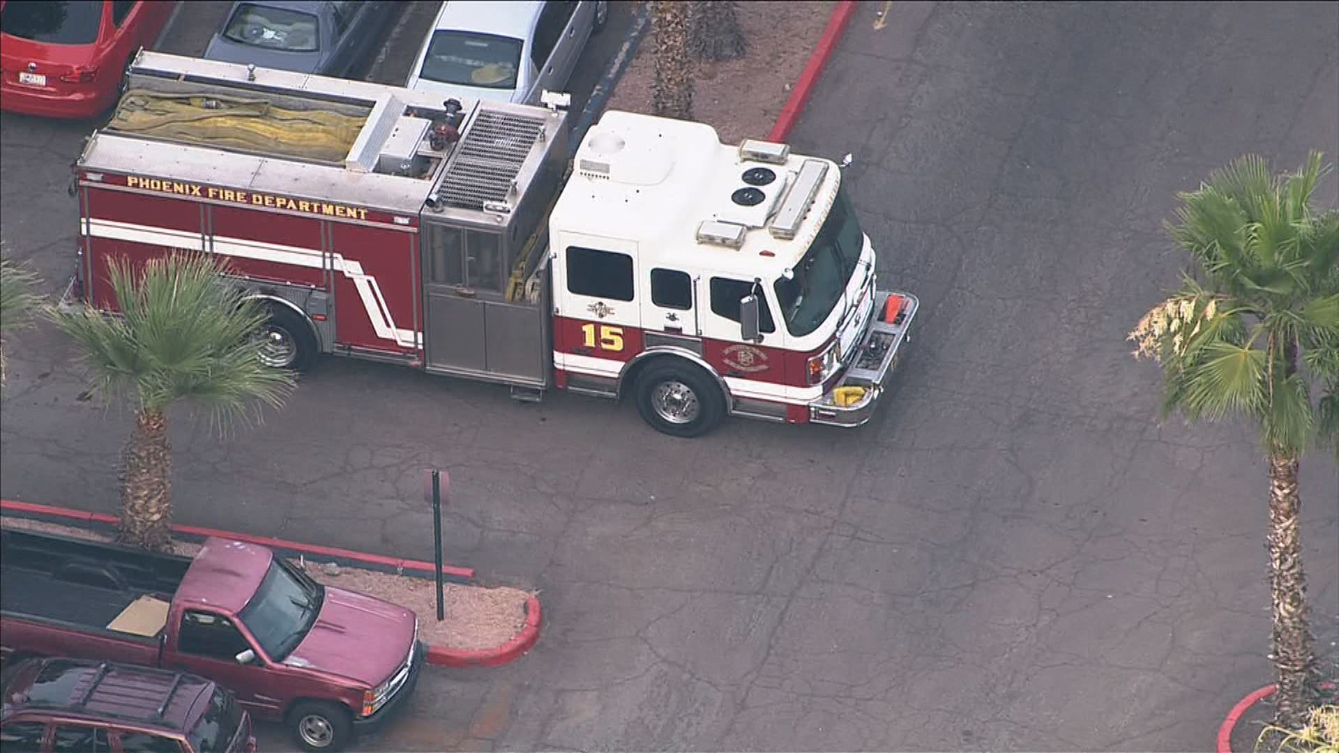 Phoenix apartment catches fire; 1 resident displaced | 12news.com