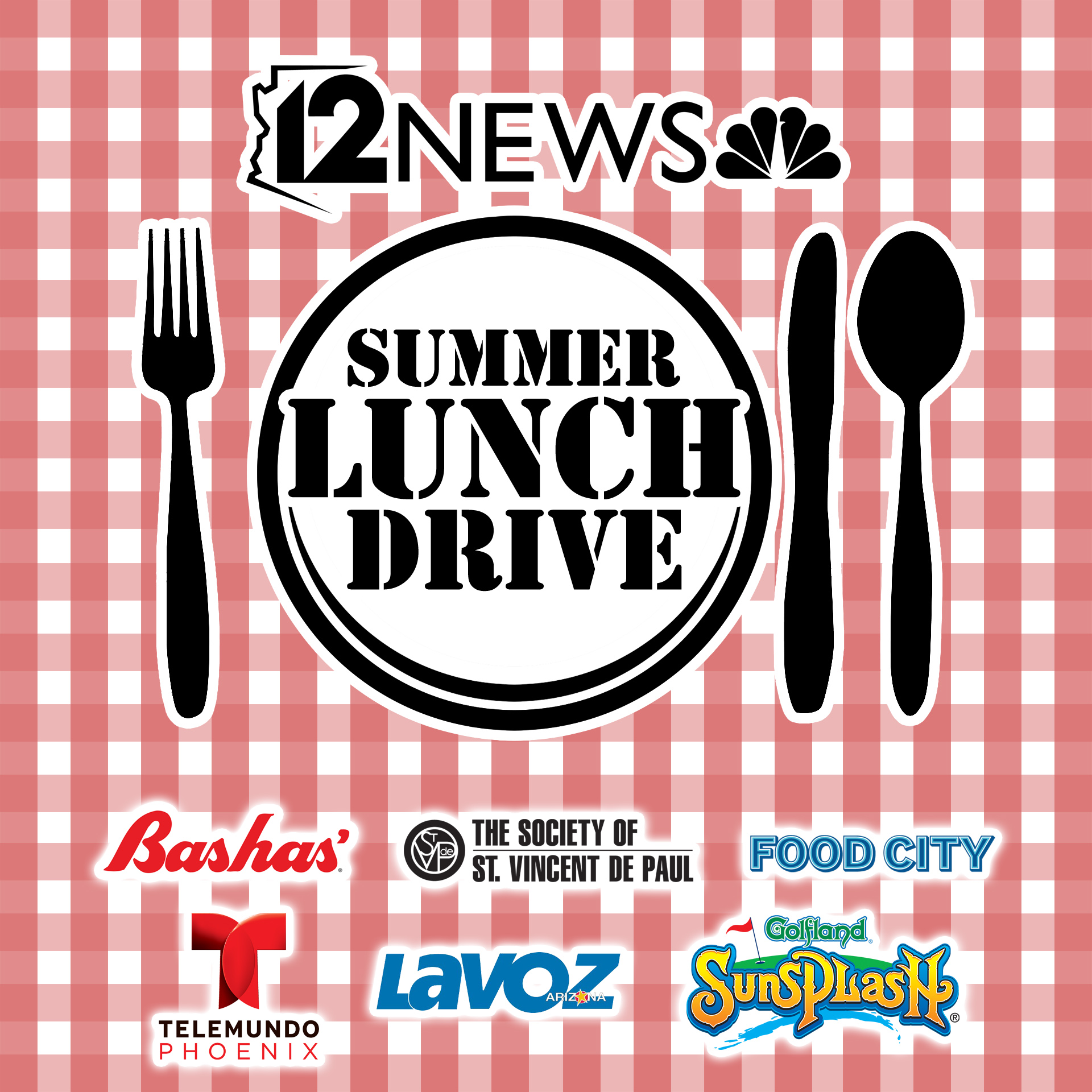 Summer Lunch Drive bags get handed out to families | 12news.com