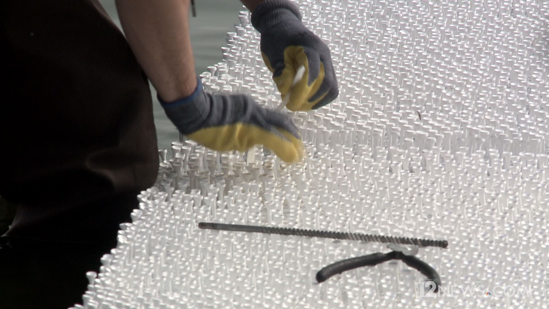 Waste Management Phoenix Open prepares 750,000 golf tees for floating ...