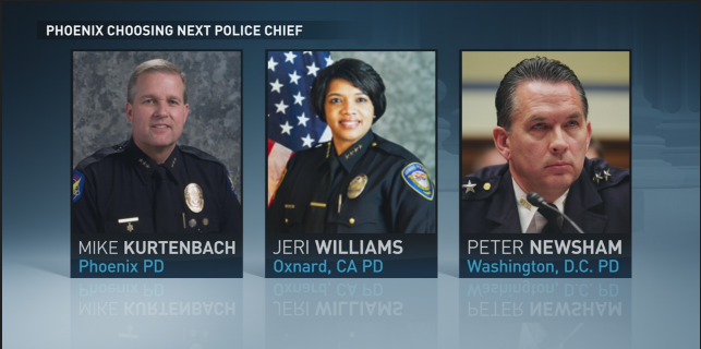 Phoenix police chief finalists face public Monday night | 12news.com