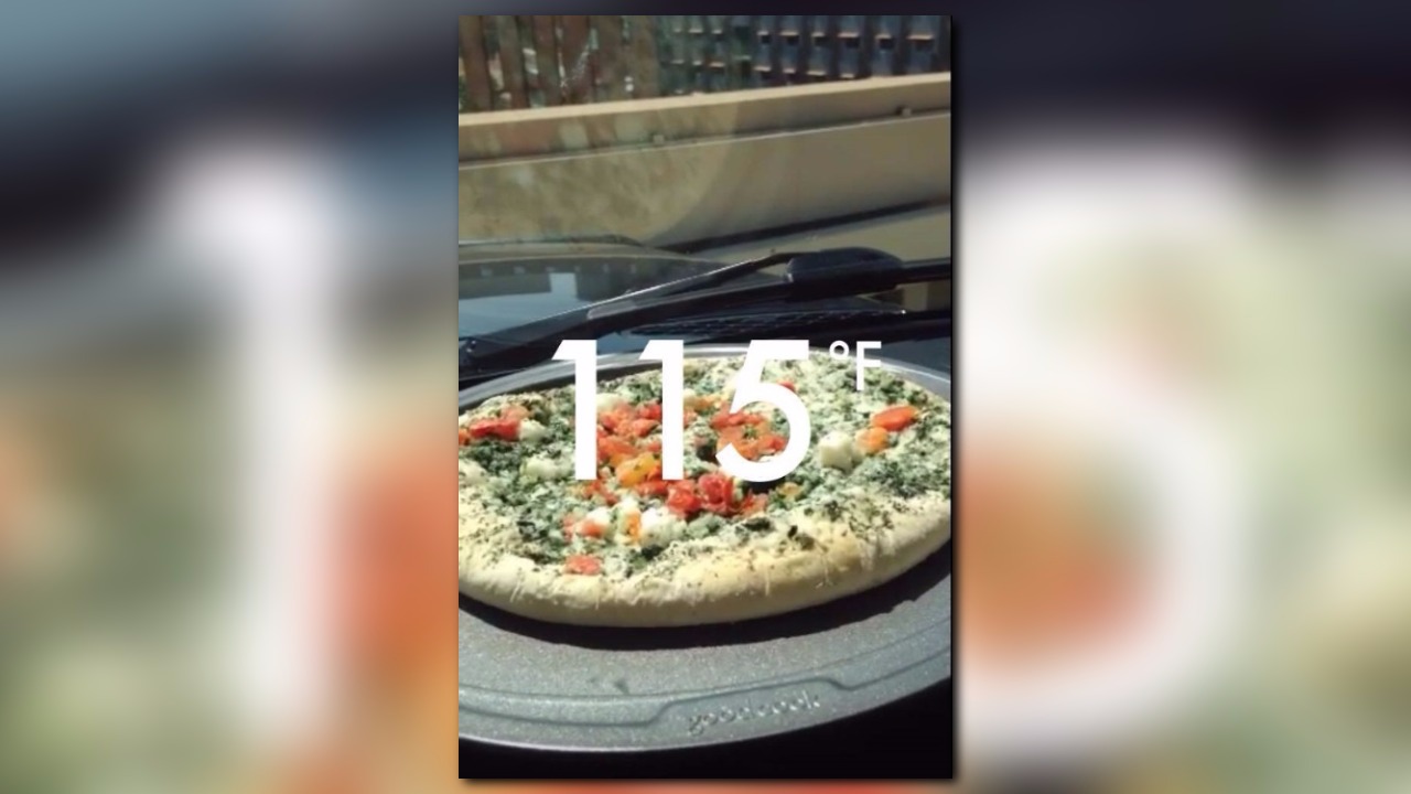 WATCH: Pizza cooks inside of hot car in 116-degree Arizona heat ...