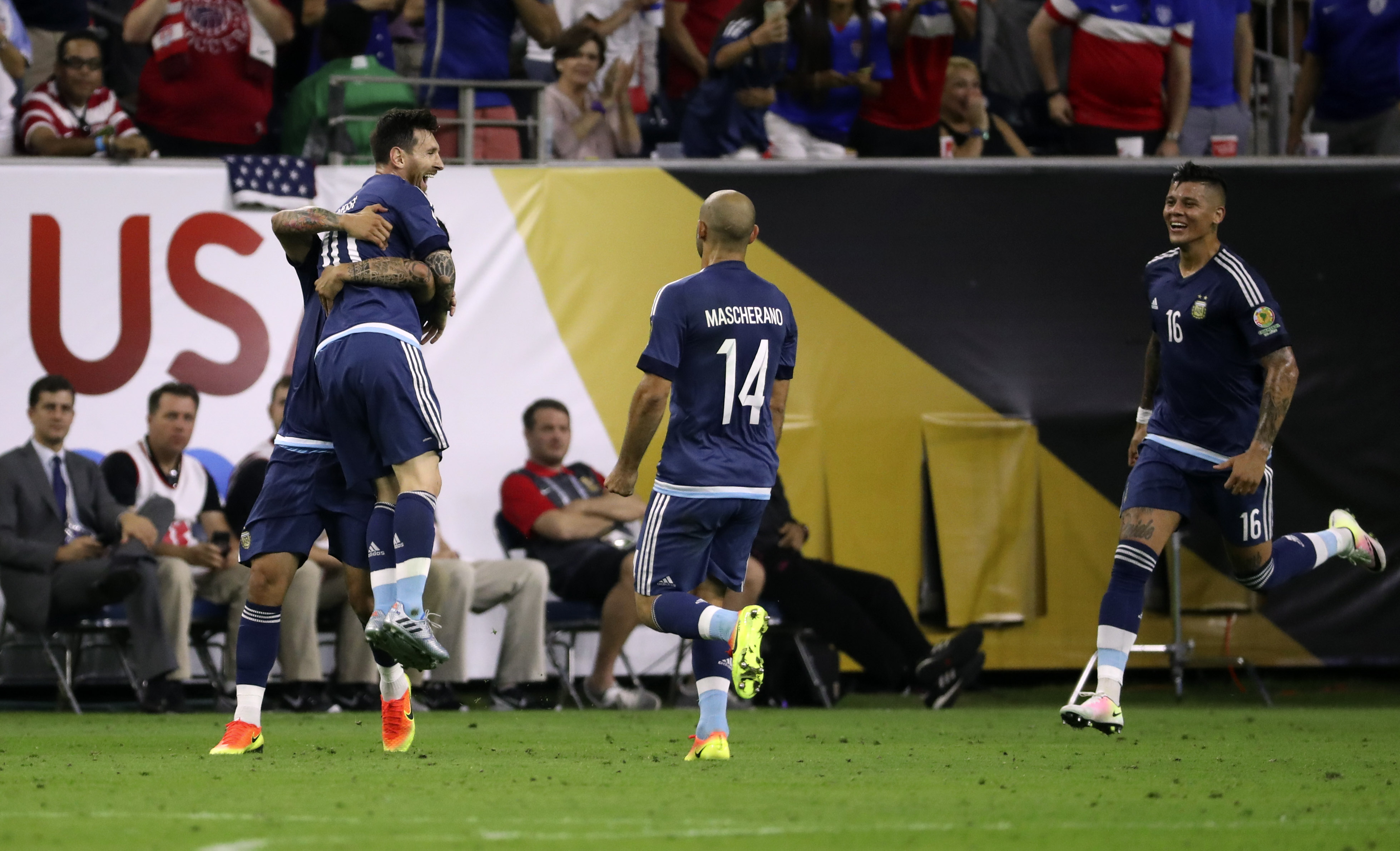 Lionel Messi, Argentina end USMNT's Copa America title hopes | 12news.com