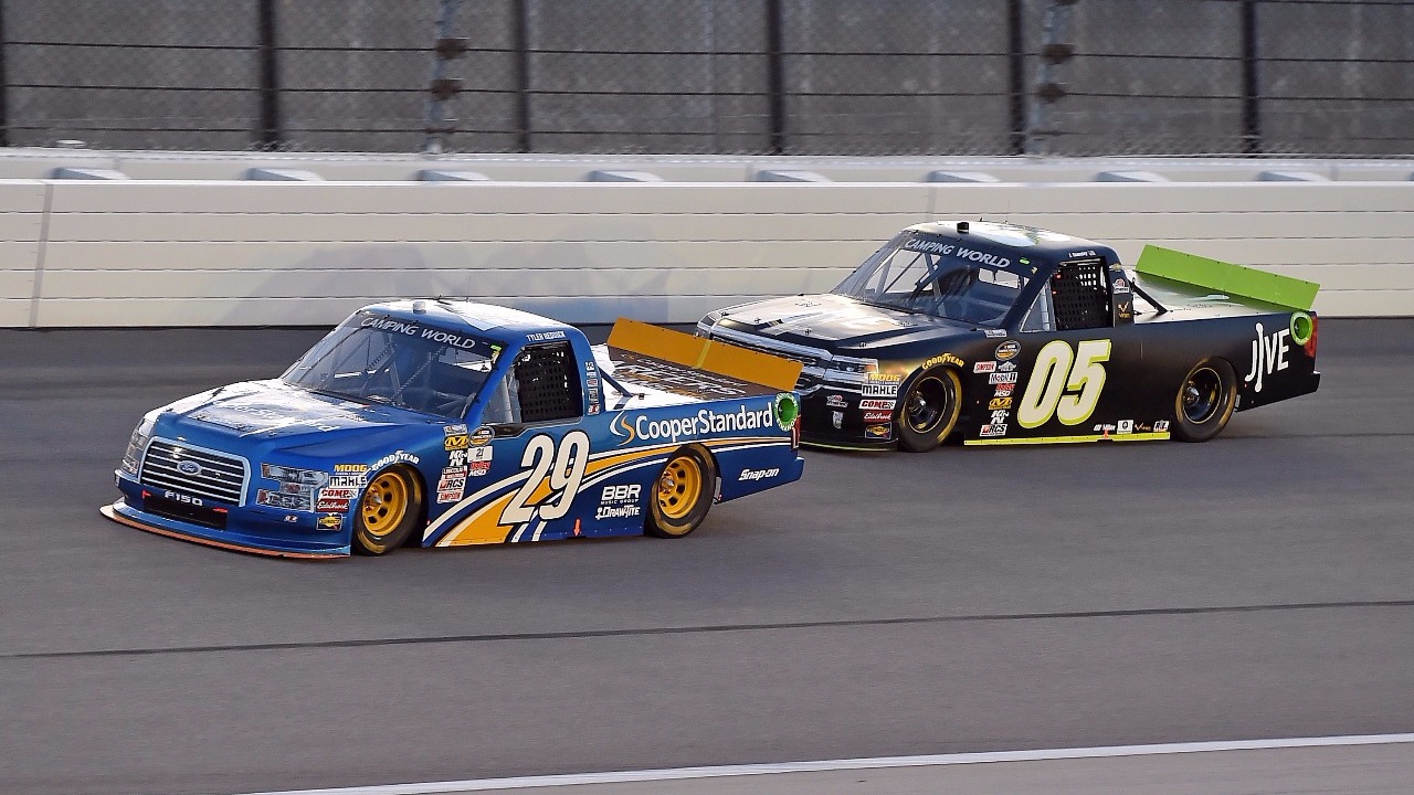 NASCAR drivers fight on track during race | 12news.com