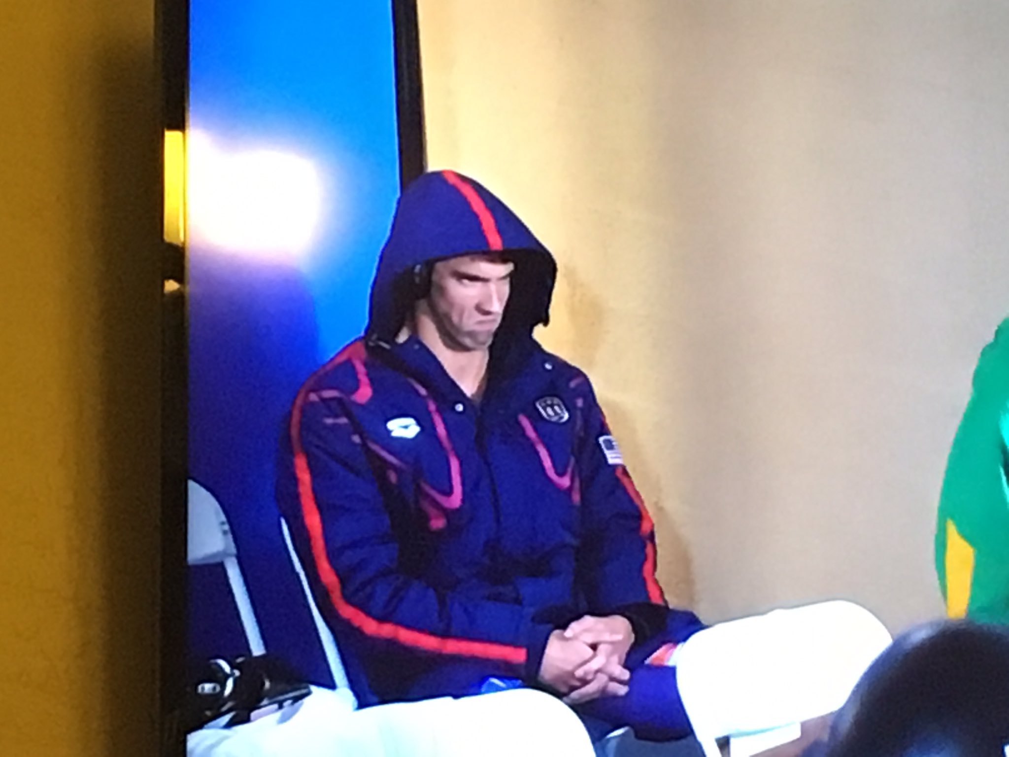 Michael Phelps' game face is terrifying | 12news.com