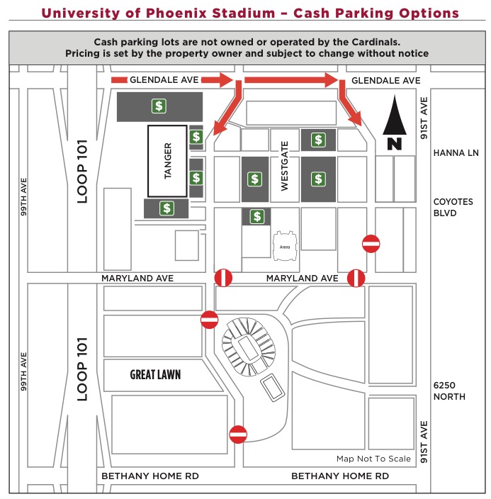 Parking, traffic info for Cards vs. Broncos | 12news.com
