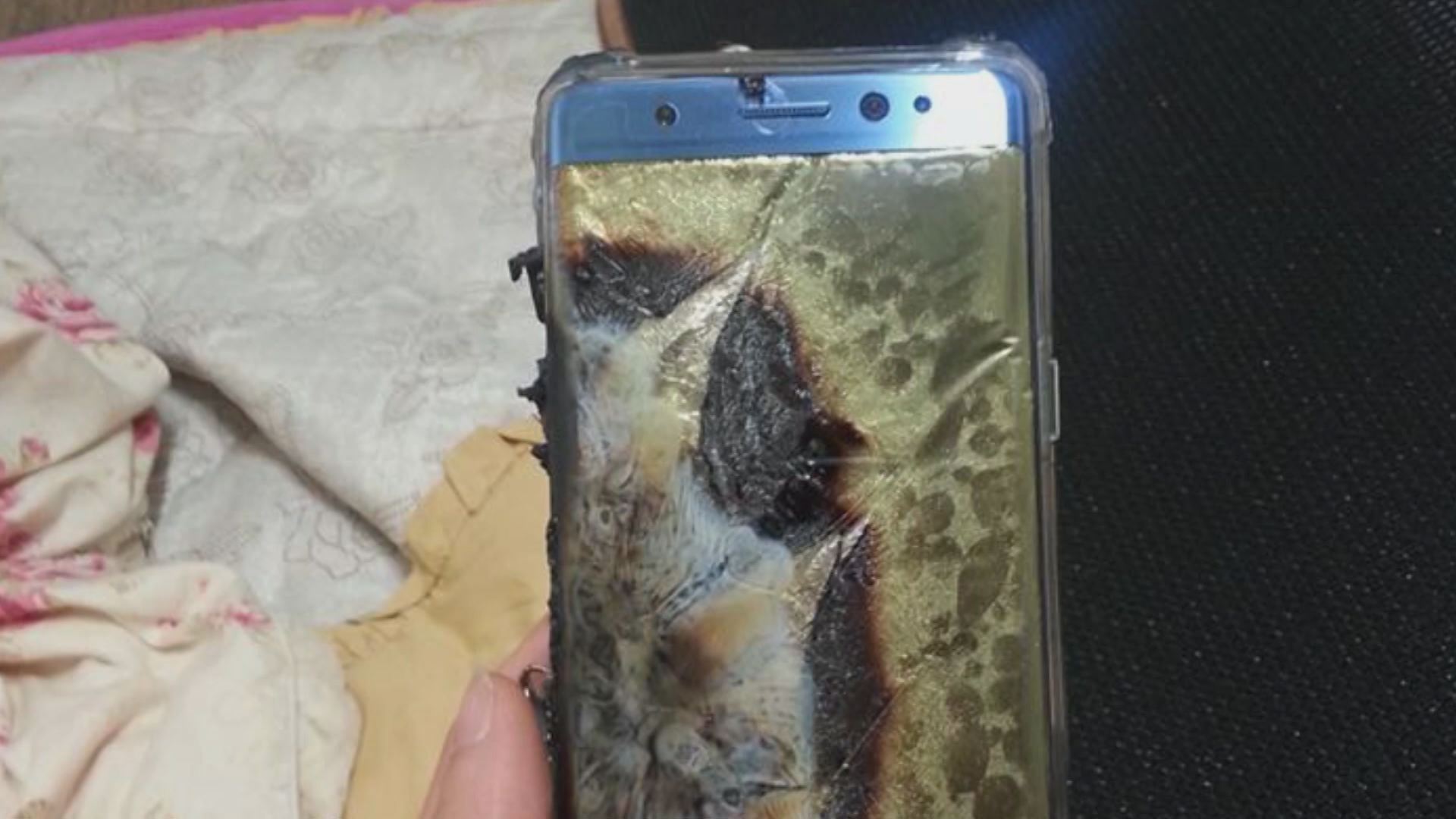 Reports of battery fires in Samsung's Galaxy Note7 | 12news.com
