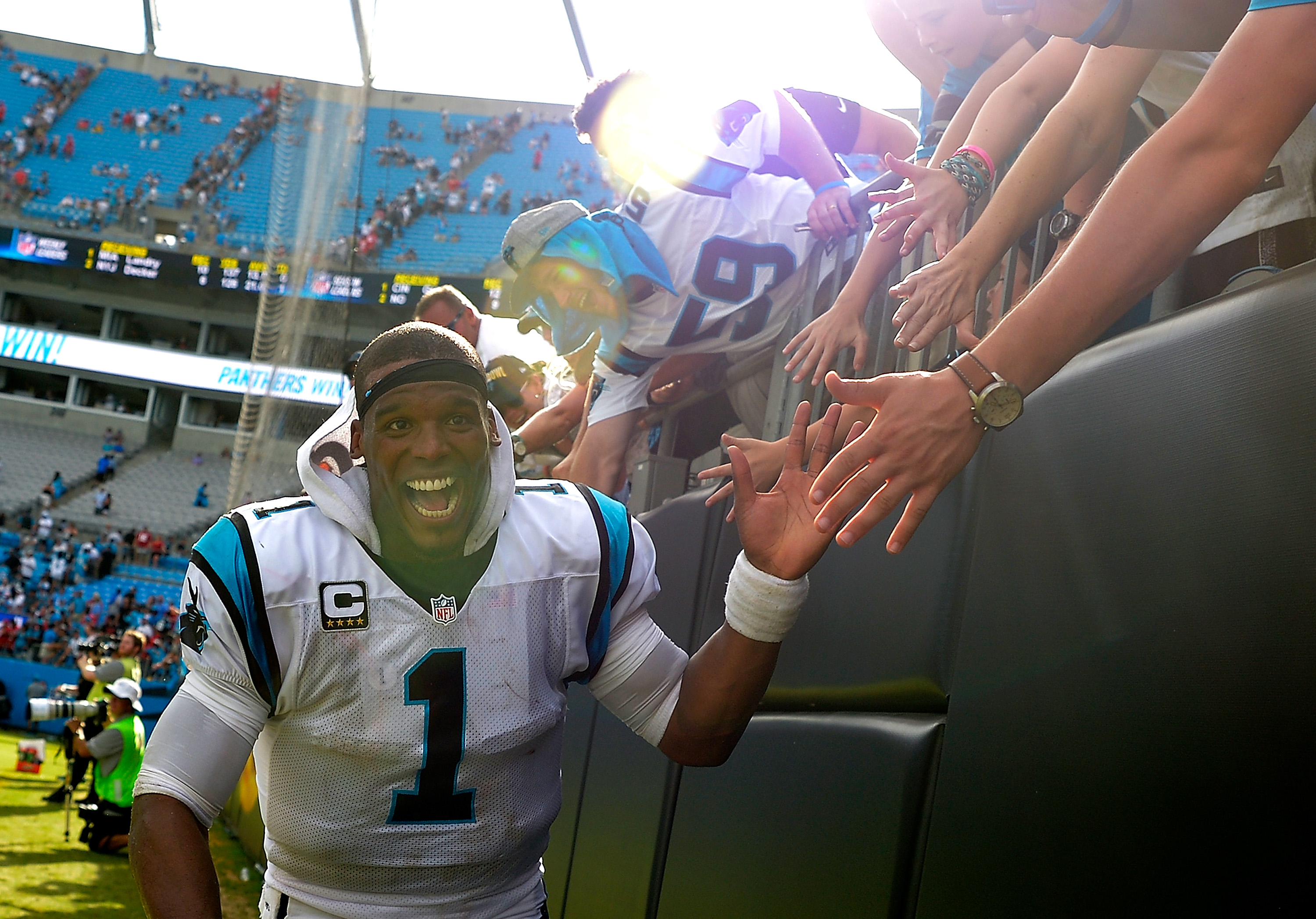 Cam Newton wears funny hat after win, Twitter has appropriate reaction ...