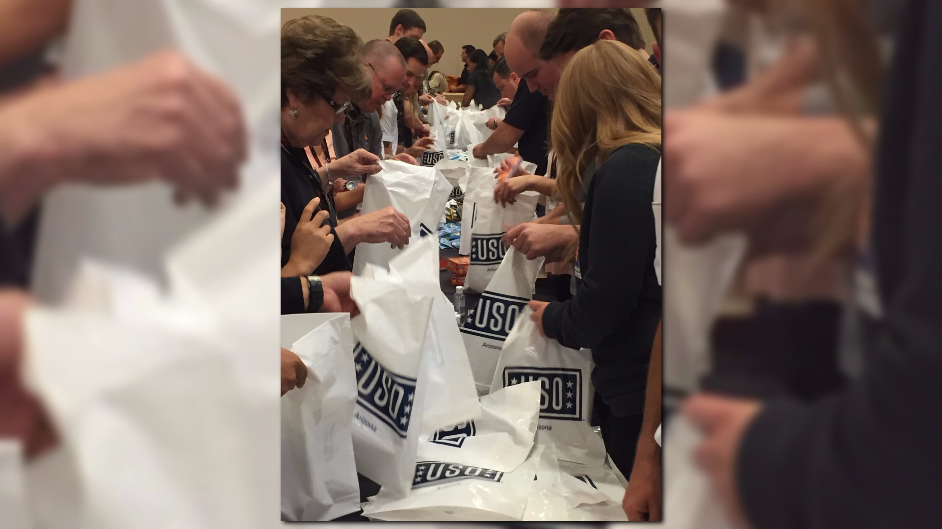 Phoenix Suns team up with USO Arizona for service project | 12news.com