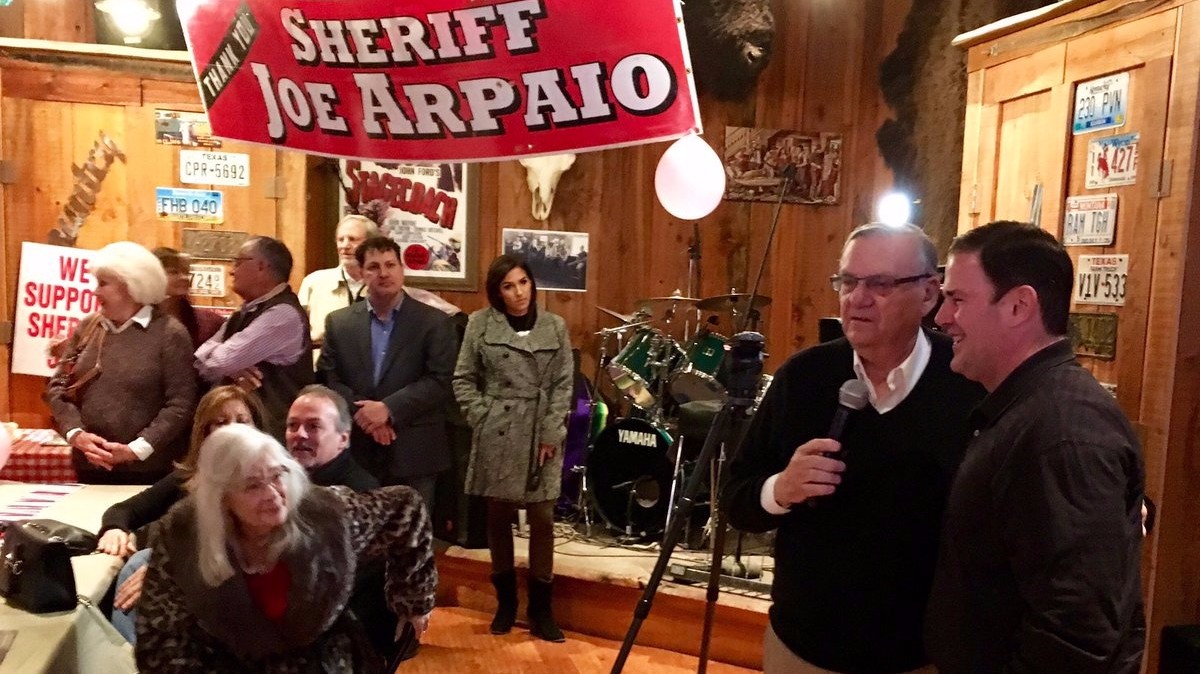 Gov. Ducey attends retirement party for outgoing sheriff | 12news.com