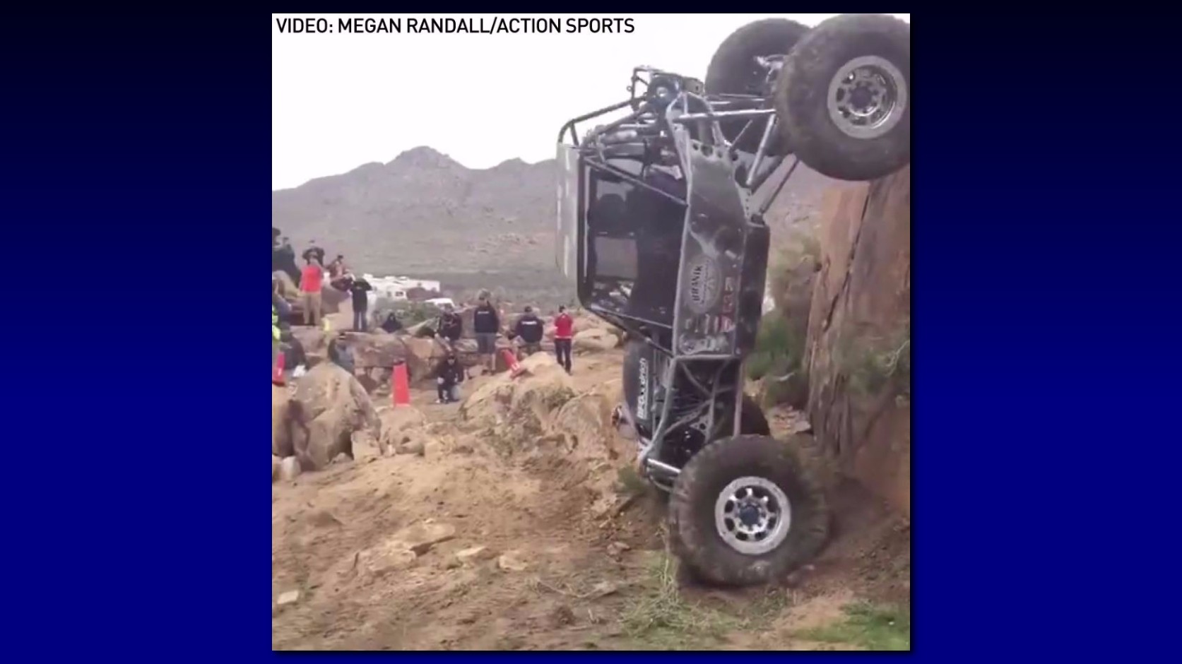 Must watch: Buggy lands incredible vertical drop in Arizona rock ...