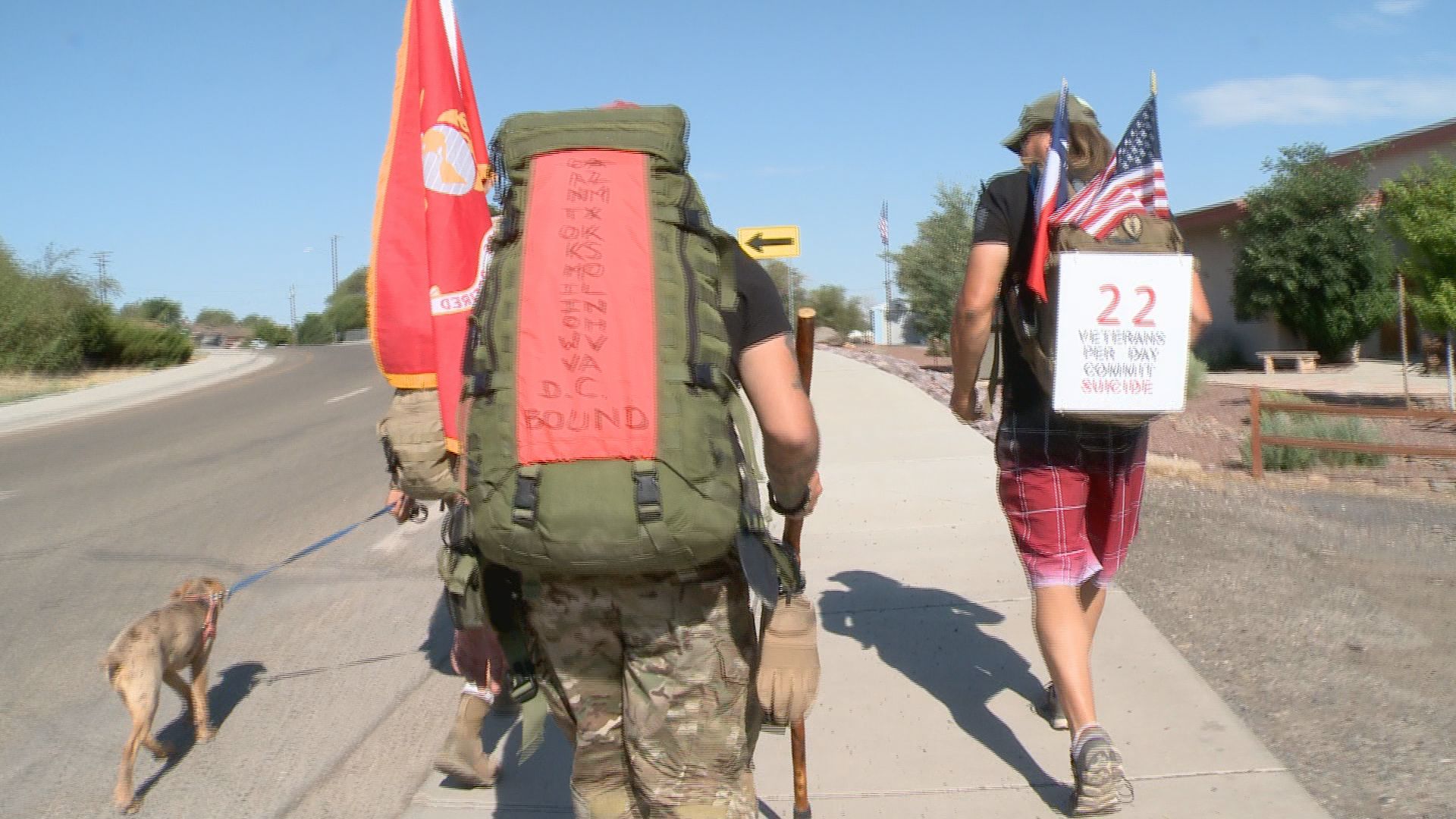 Veterans to walk across America for suicide awareness | 9news.com