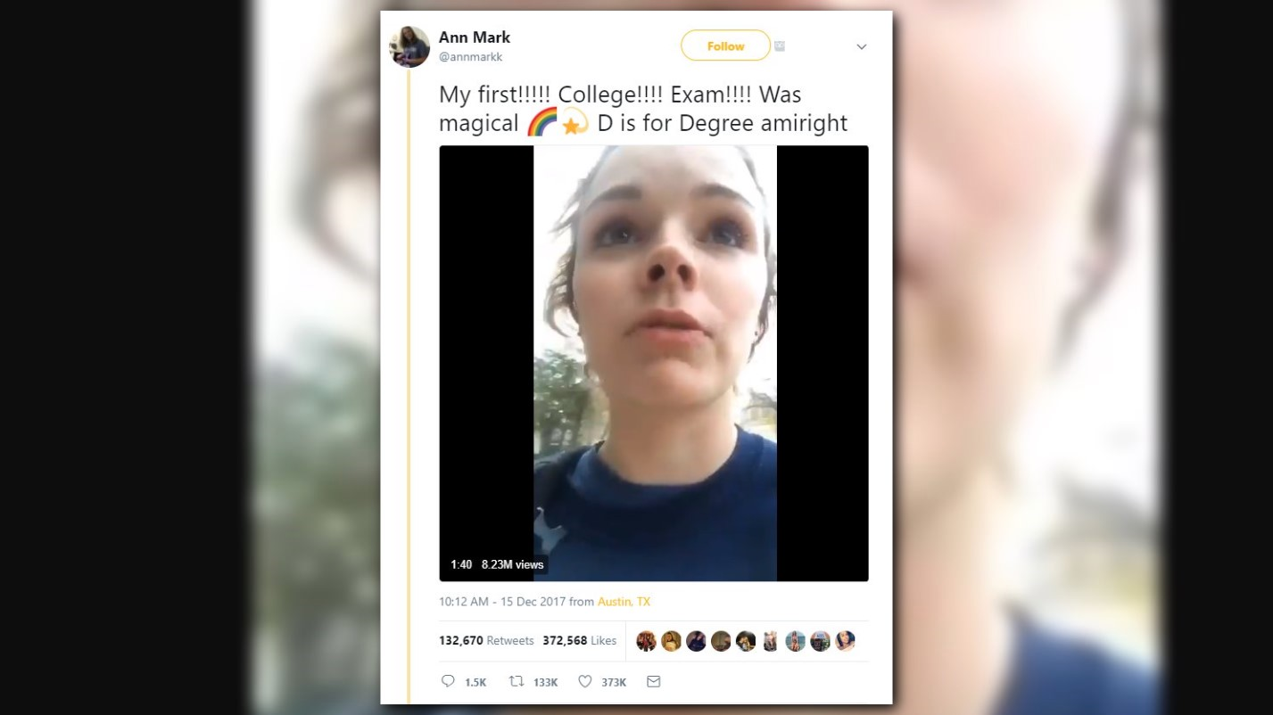 This student's story about her first college exam is hilarious and ...